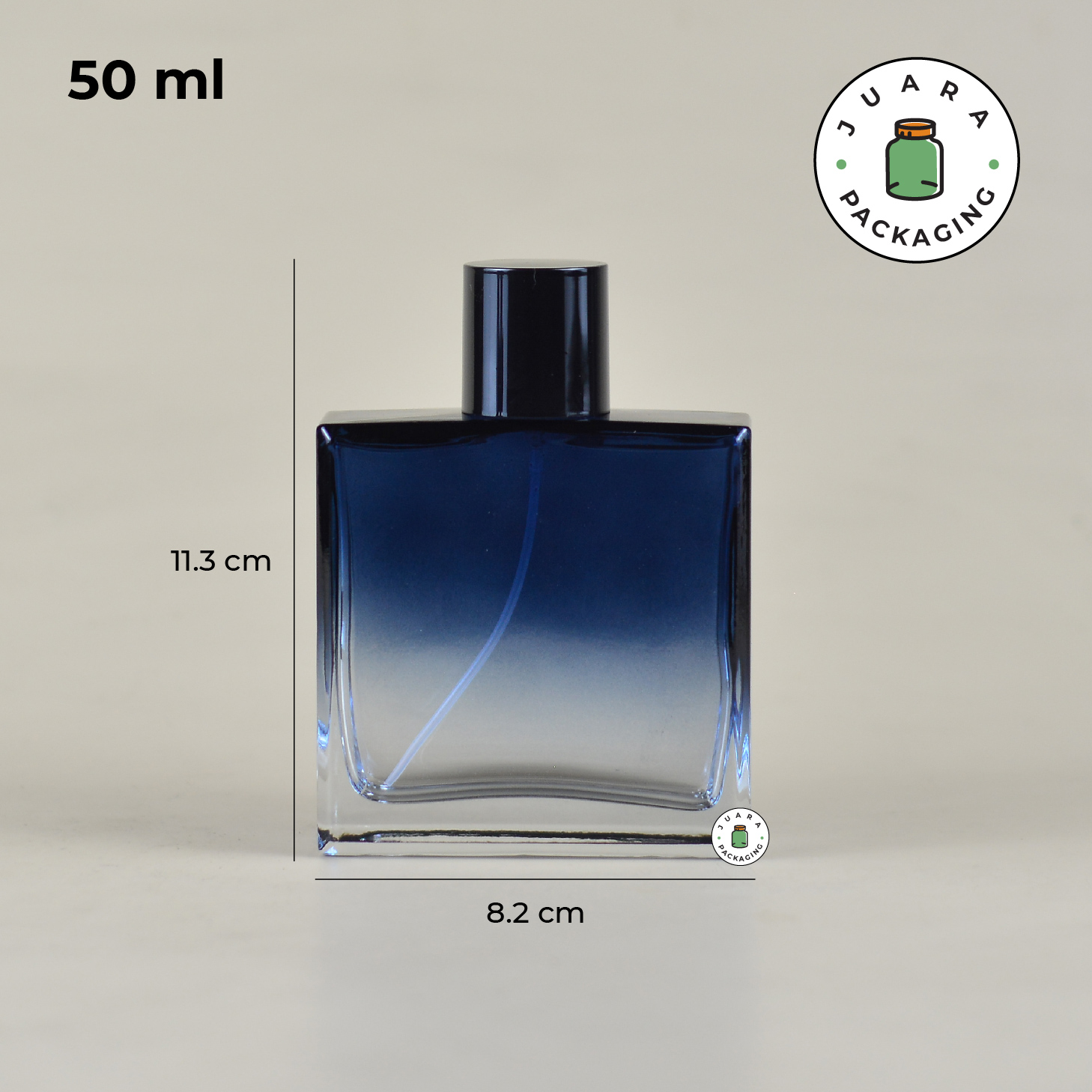 [PRESS] Botol Parfum Kotak Gradasi - 50 ml - Suplyer Kemasan Skincare ...