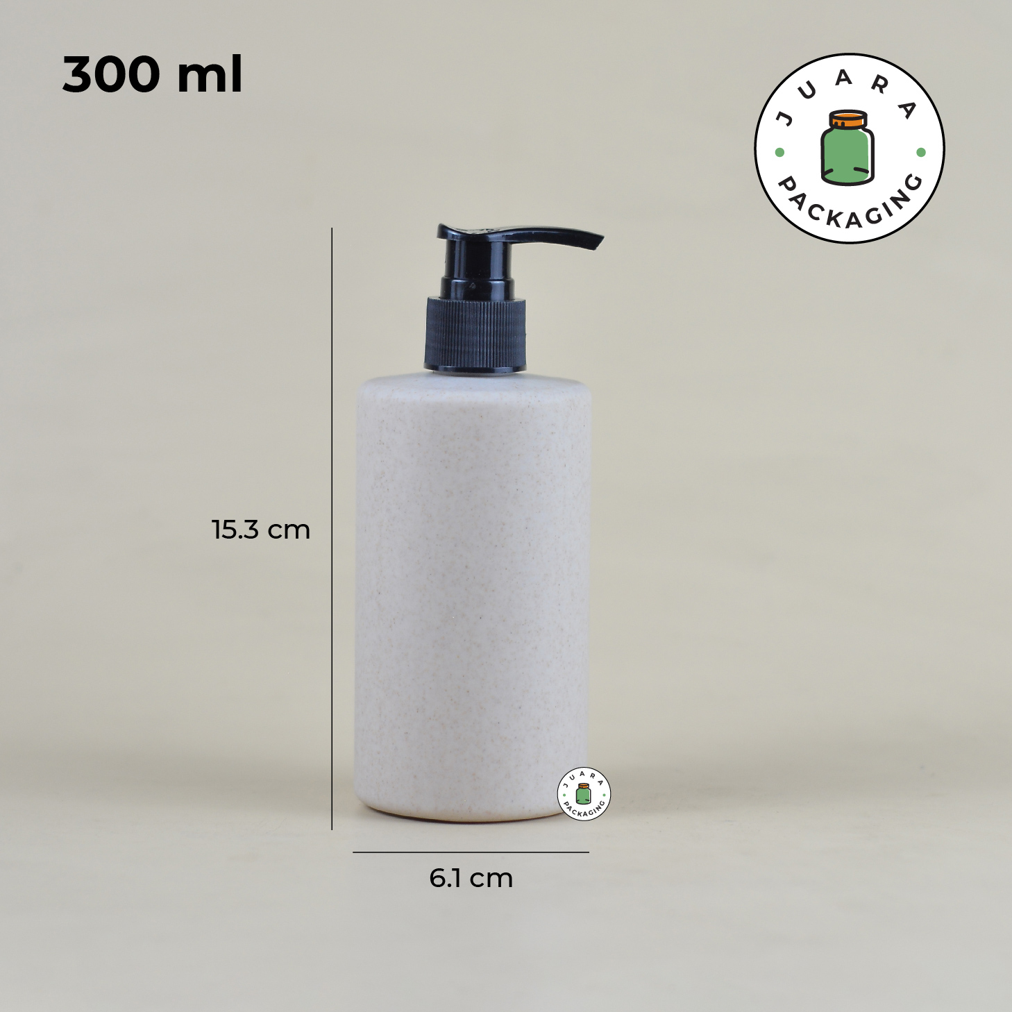 Botol Pump Plastik Daur Ulang - 300 ml 500 ml - Suplyer Kemasan ...