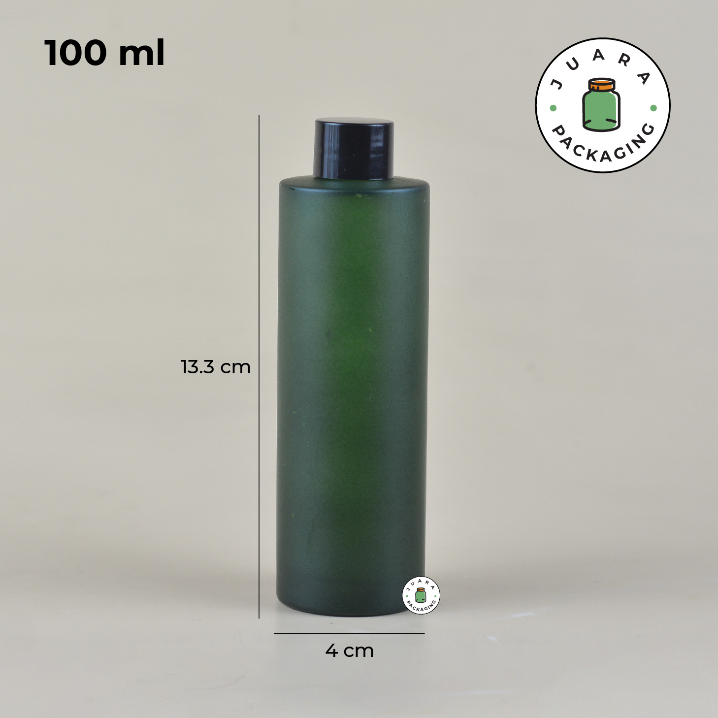 Botol Kaca Toner Hijau - 100 ml - Suplyer Kemasan Skincare, Kemasan ...