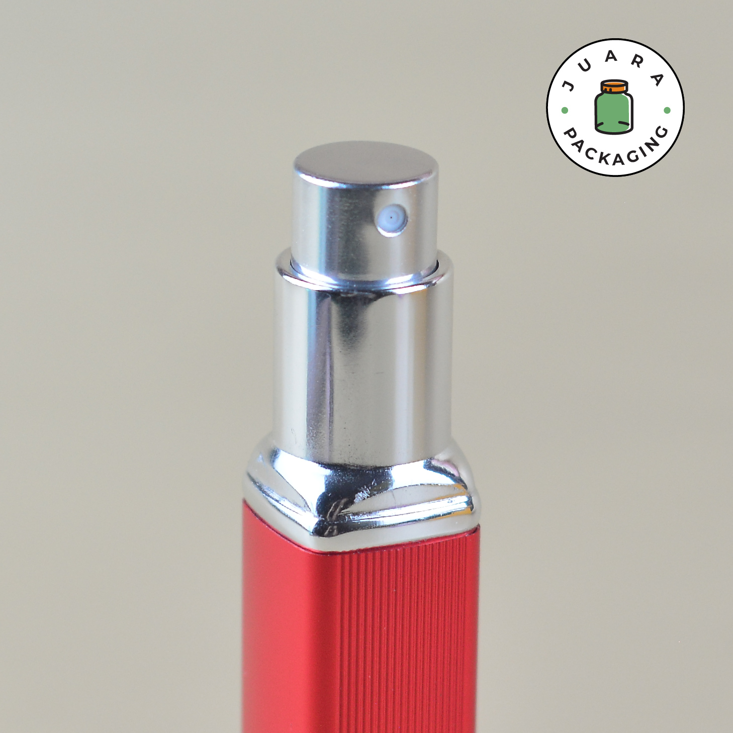 Botol Parfum Metallic Spray Silver - 10 ml - Suplyer Kemasan Skincare ...