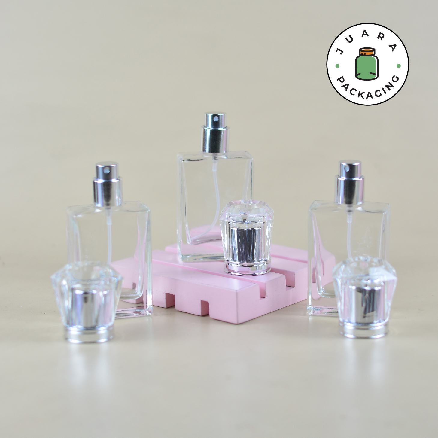 Botol Parfum Tutup Berlian - 30 ml - Suplyer Kemasan Skincare, Kemasan ...