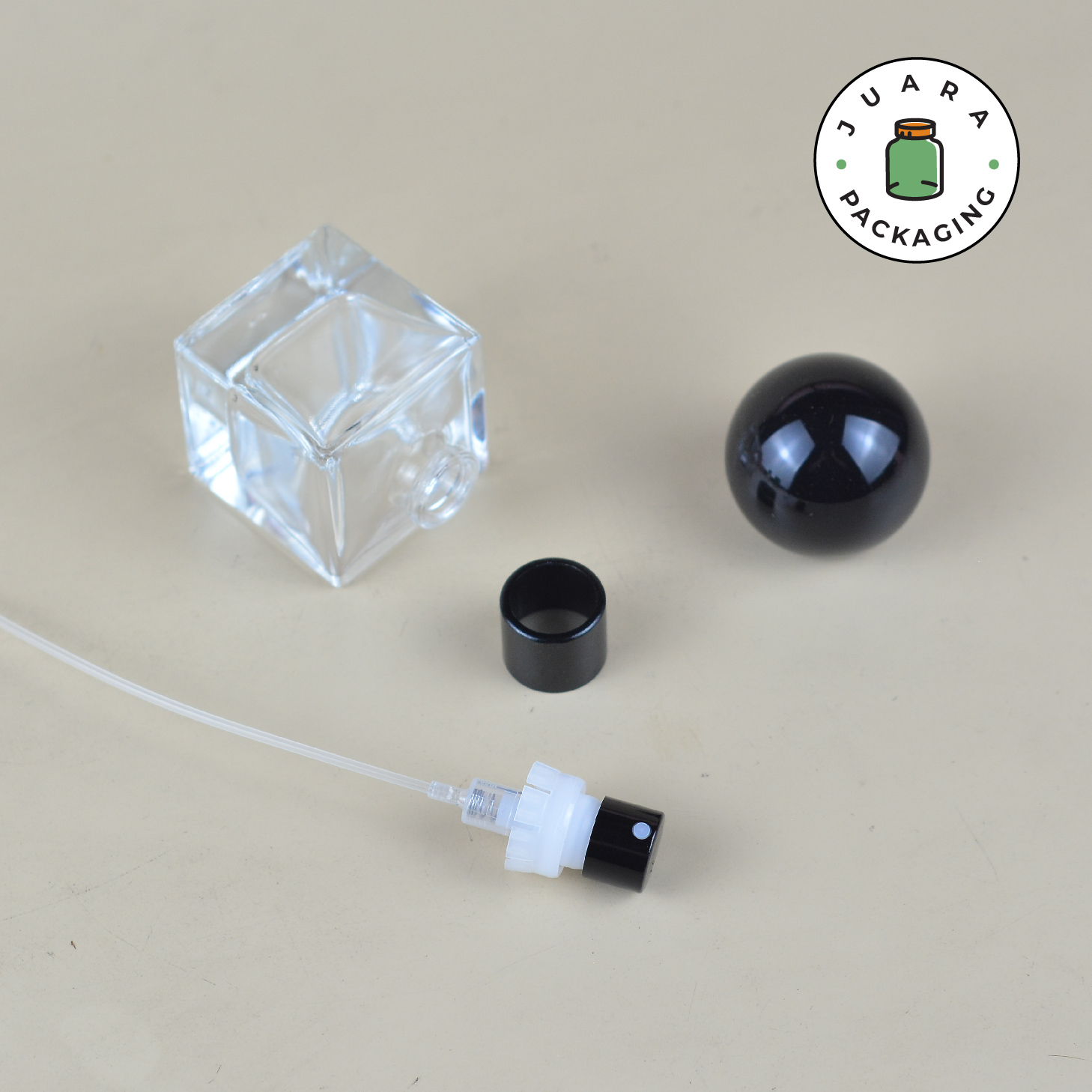 [SEMI PRESS] Botol Parfum Mini Tutup Bulat - 18 ml - Suplyer Kemasan ...