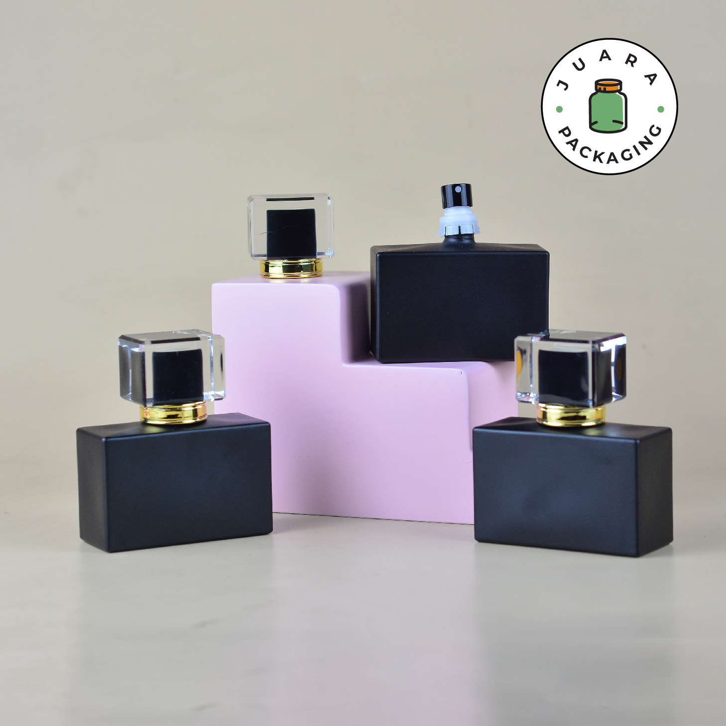[SEMI PRESS] Botol Parfum Tutup Akrilik - 50 ml - Suplyer Kemasan ...