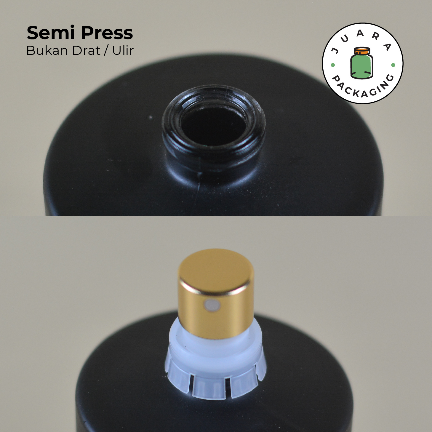 [SEMI PRESS] Botol Parfum Tutup Bulat - 50 ml - Suplyer Kemasan ...