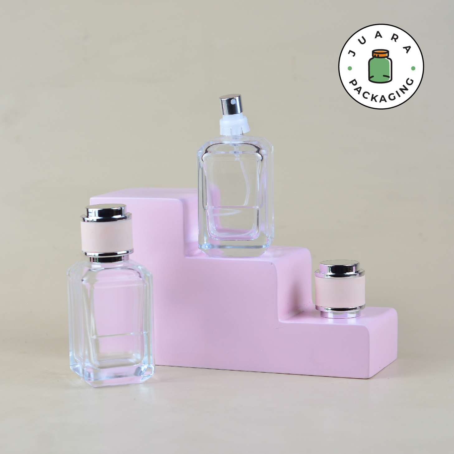 [SEMI PRESS] Botol Parfum Tutup Pink - 50 ml - Suplyer Kemasan Skincare ...