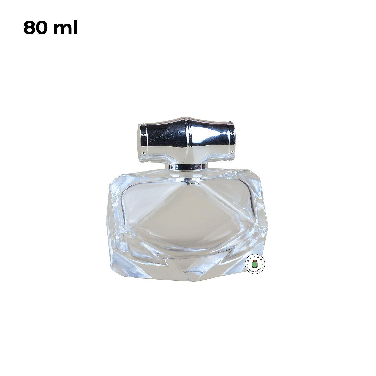[SEMI PRESS] Botol Parfum Hexagon - 80 ml - Suplyer Kemasan Skincare ...