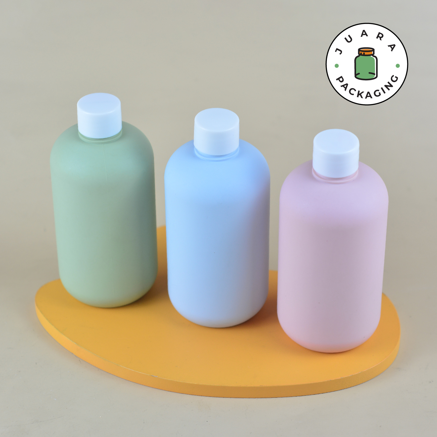 Botol Plastik Pastel Tutup Dropper - 300 ml - Suplyer Kemasan Skincare ...