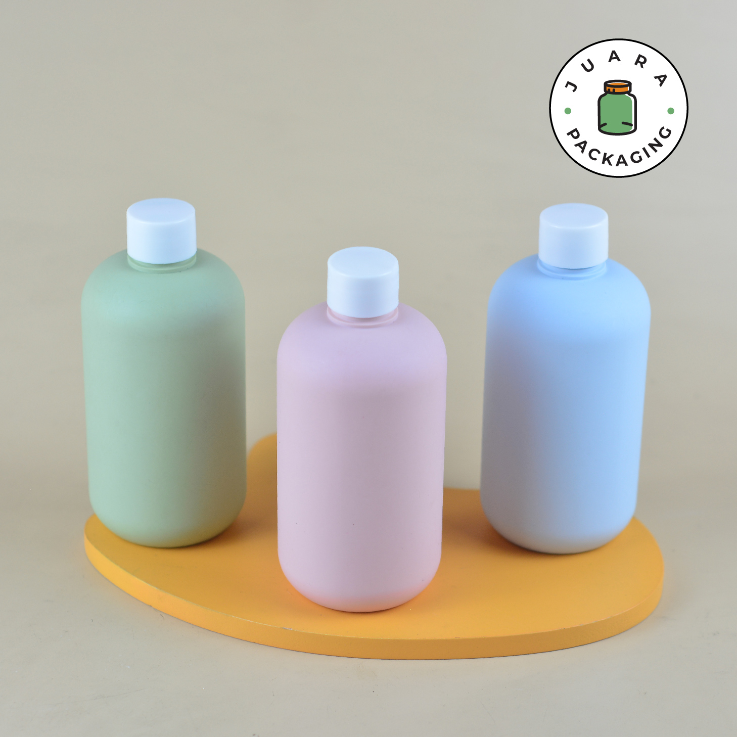 Botol Plastik Pastel Tutup Dropper - 300 ml - Suplyer Kemasan Skincare ...