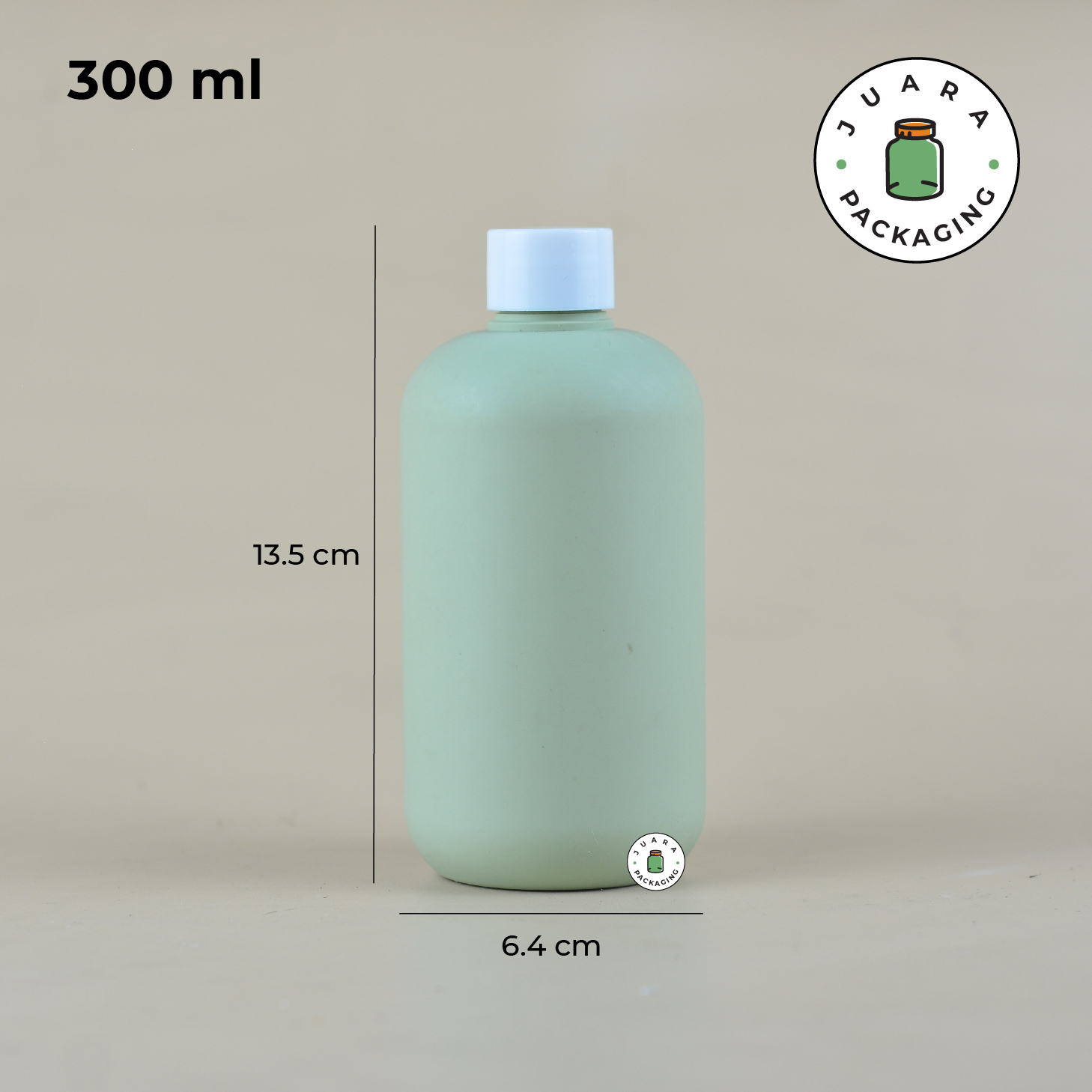 Botol Plastik Pastel Tutup Dropper - 300 ml - Suplyer Kemasan Skincare ...