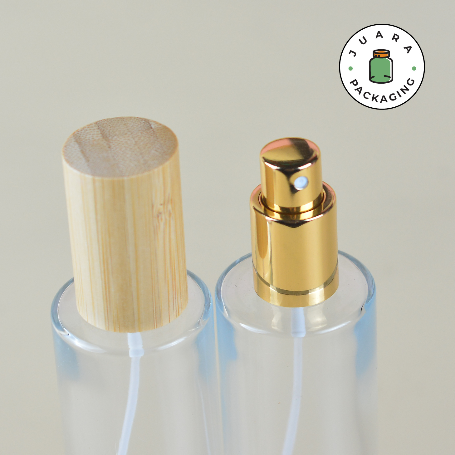 Botol Parfum Spray Gold Tutup Kayu - 150 ml - Suplyer Kemasan Skincare ...