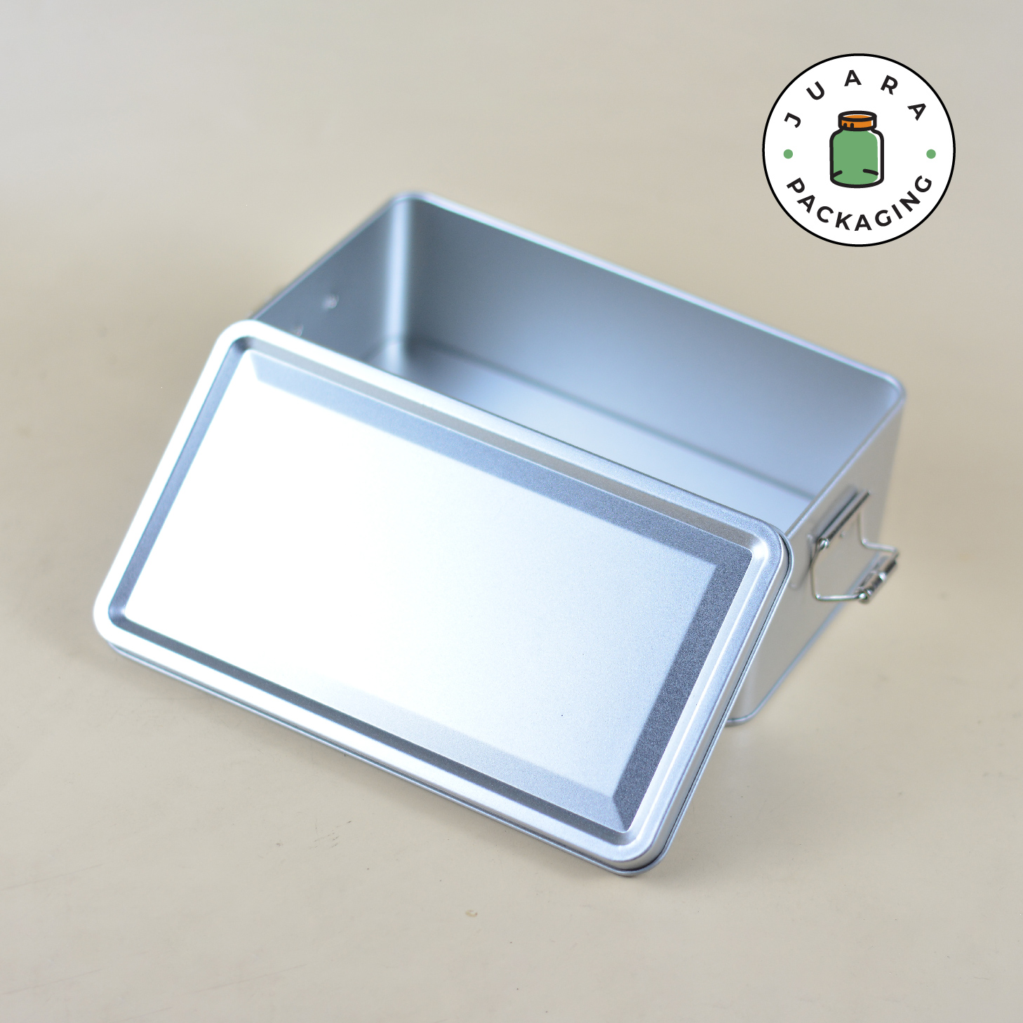 Wadah Kaleng Silver + Seal Serbaguna Berbagai Ukuran - Suplyer Kemasan ...