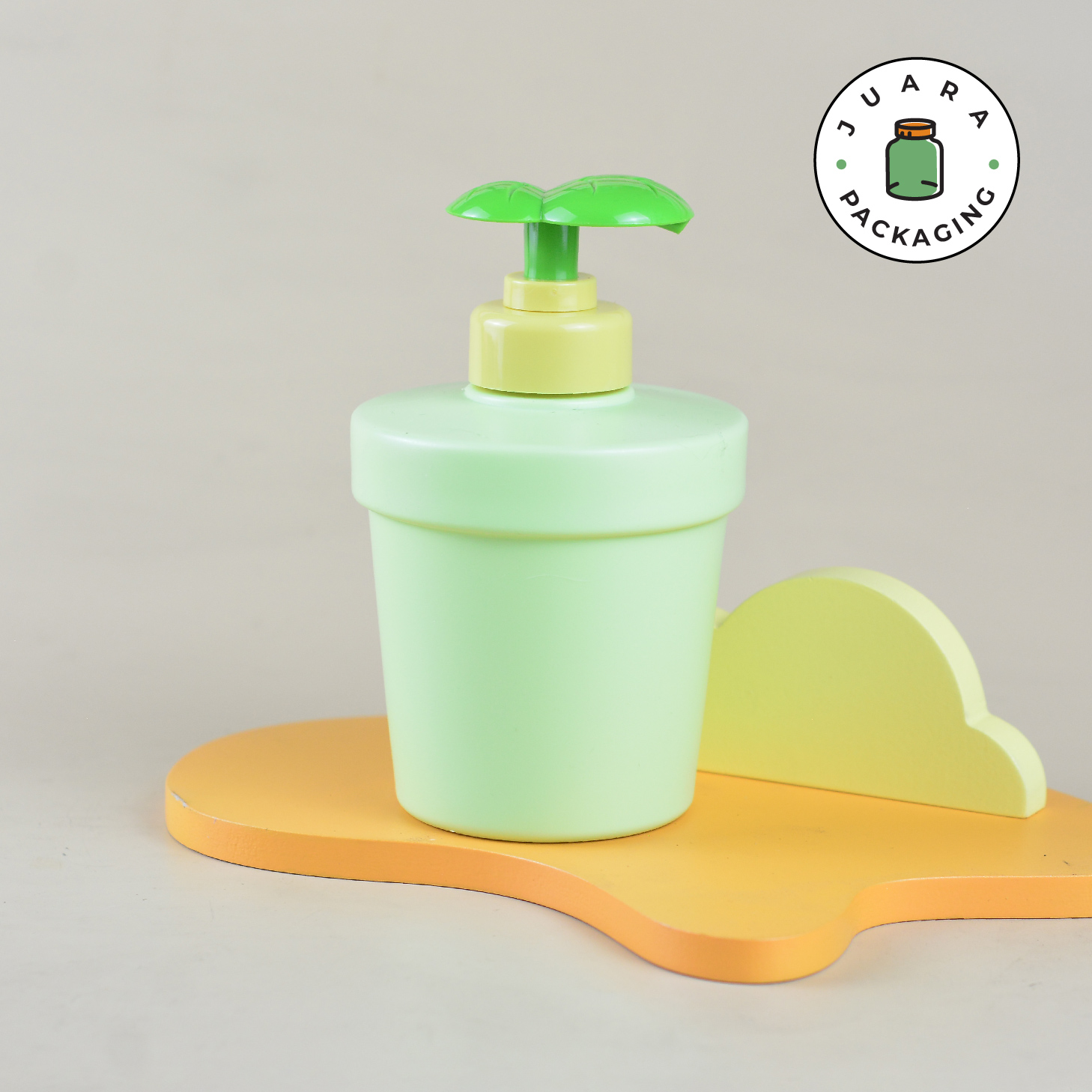 Botol Pump Daun - 400 ml - Suplyer Kemasan Skincare, Kemasan Kosmetik ...