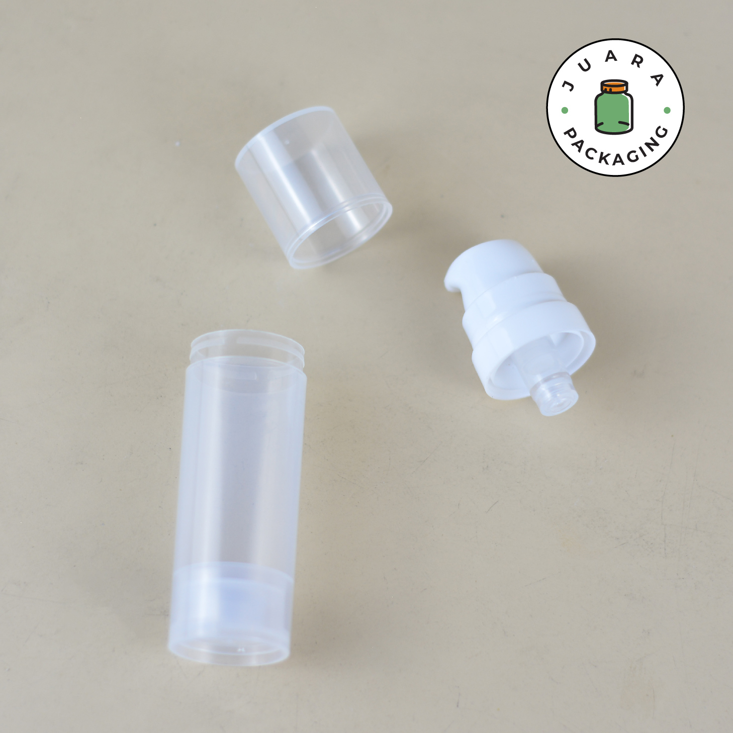 Botol Airless Pump 15 ml - Suplyer Kemasan Skincare, Kemasan Kosmetik ...