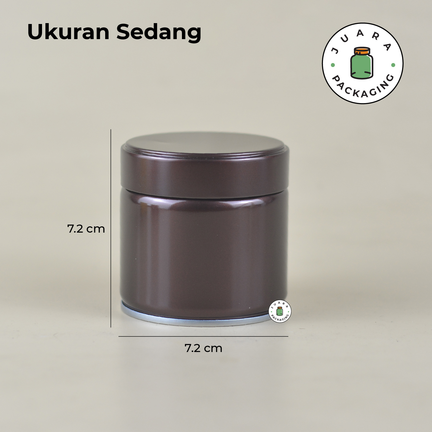 Jar Silinder Ukuran Sedang + Segel - Suplyer Kemasan Skincare, Kemasan ...