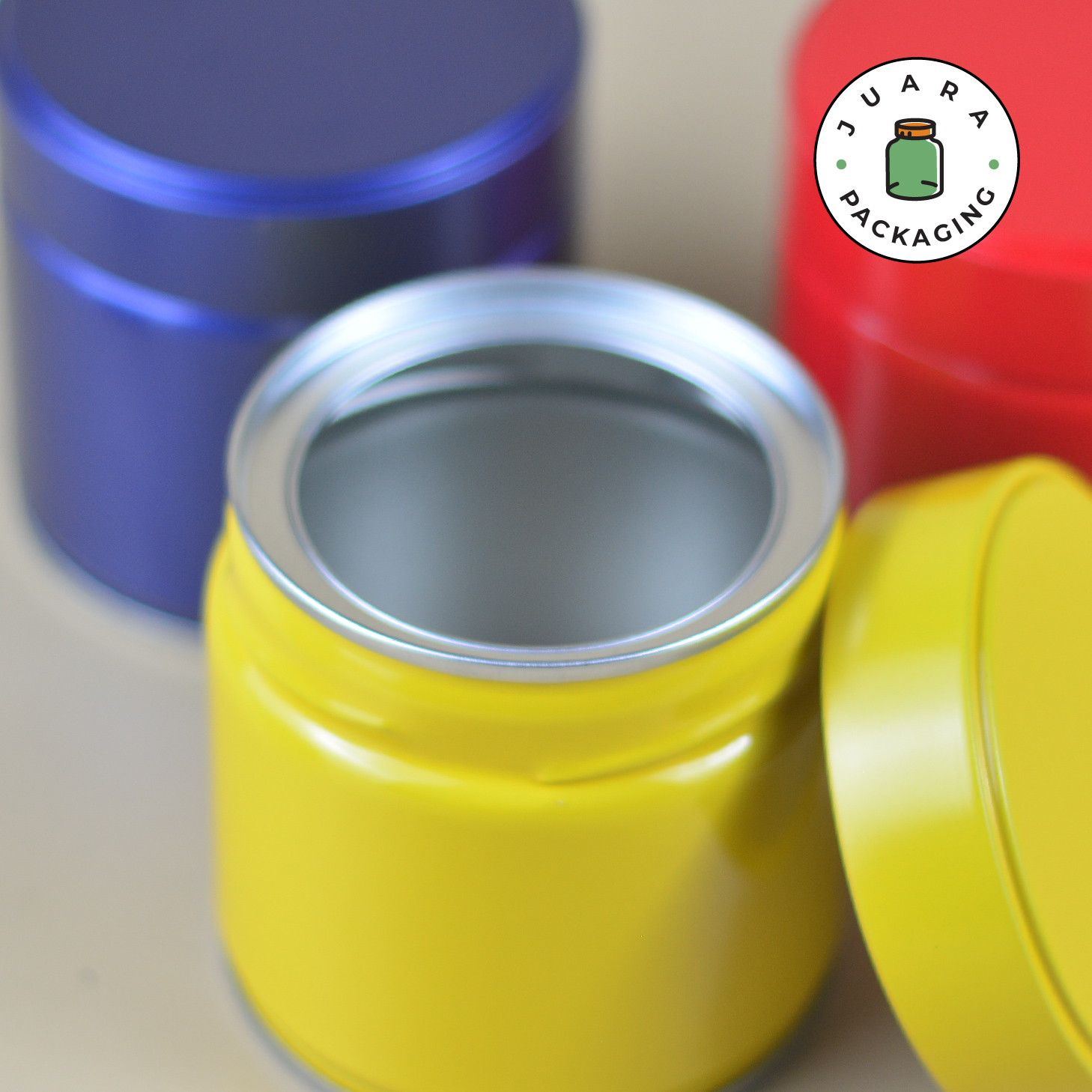 Jar Silinder Ukuran Sedang + Segel - Suplyer Kemasan Skincare, Kemasan ...