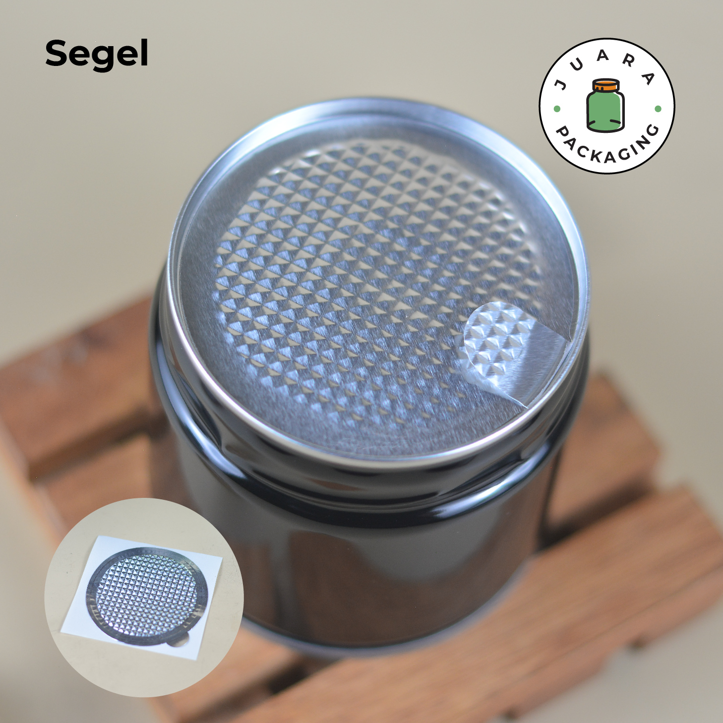 Jar Silinder Ukuran Sedang + Segel - Suplyer Kemasan Skincare, Kemasan ...