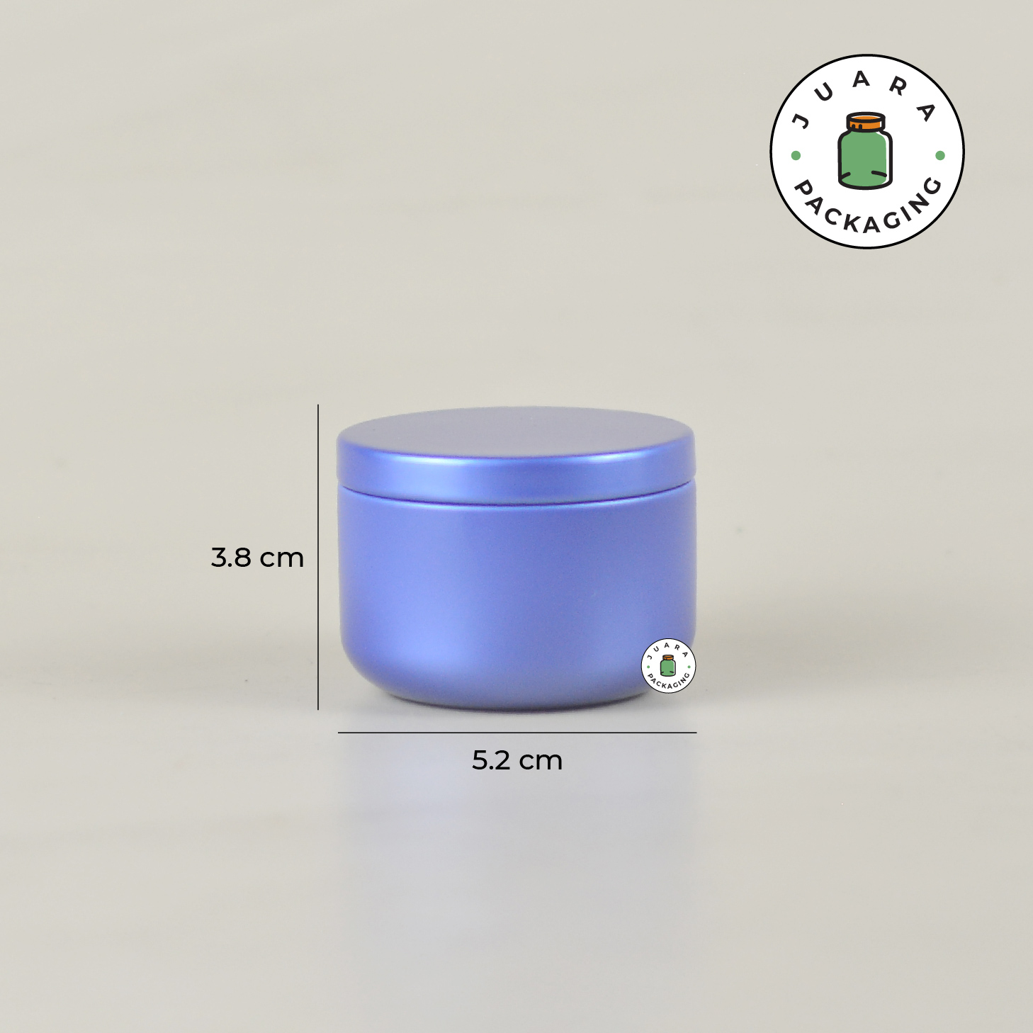 Jar Tin Can Mini Bulat Warna Pastel - Suplyer Kemasan Skincare, Kemasan ...