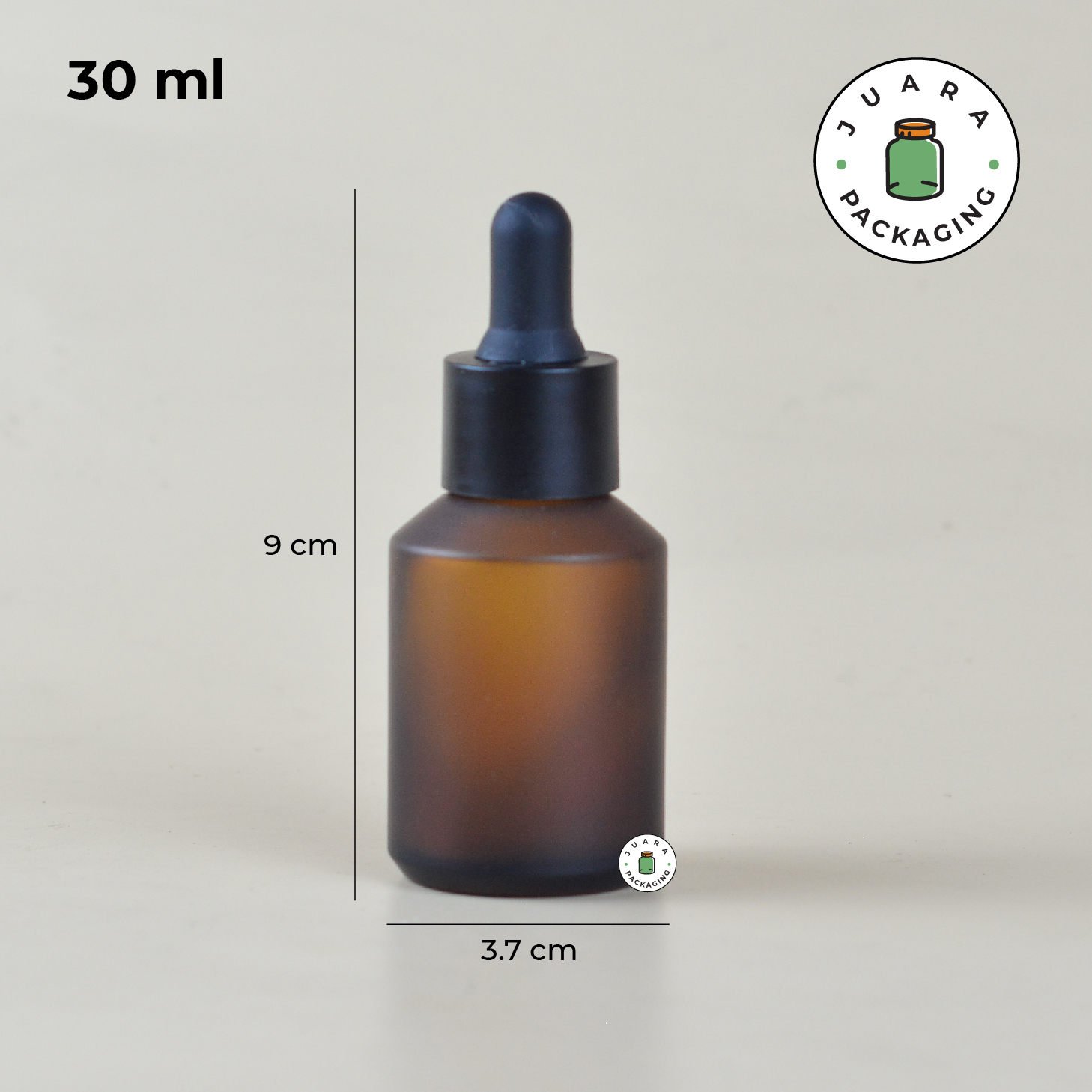 Botol Kaca Pipet Amber - 15 ml 30 ml - Suplyer Kemasan Skincare ...