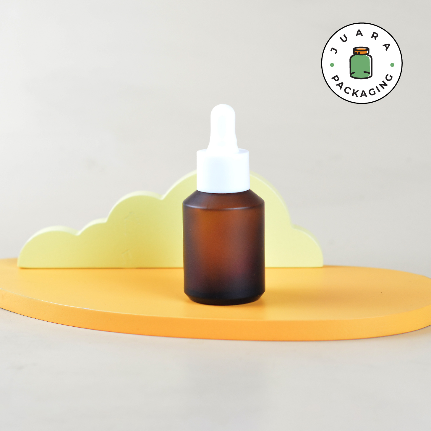 Botol Kaca Pipet Amber - 30 ml - Suplyer Kemasan Skincare, Kemasan ...