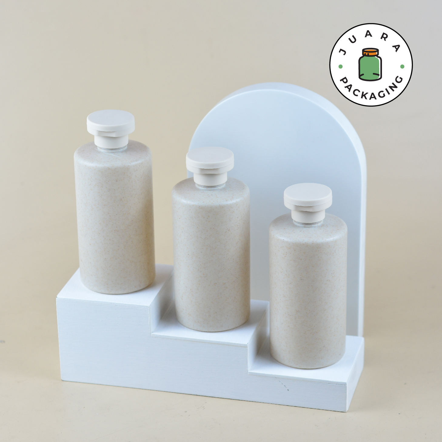 Botol Fliptop Daur Ulang - 300 ml - Suplyer Kemasan Skincare, Kemasan ...