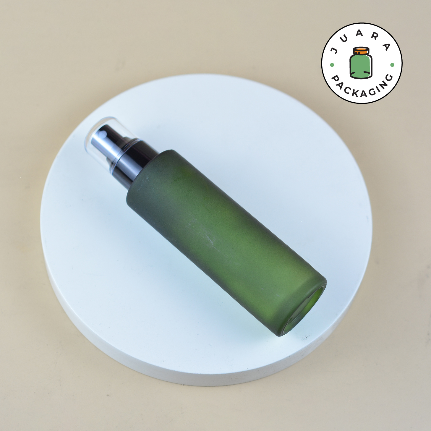 Botol Kaca Hijau Spray Hitam Transparan - 100 ml - Suplyer Kemasan ...