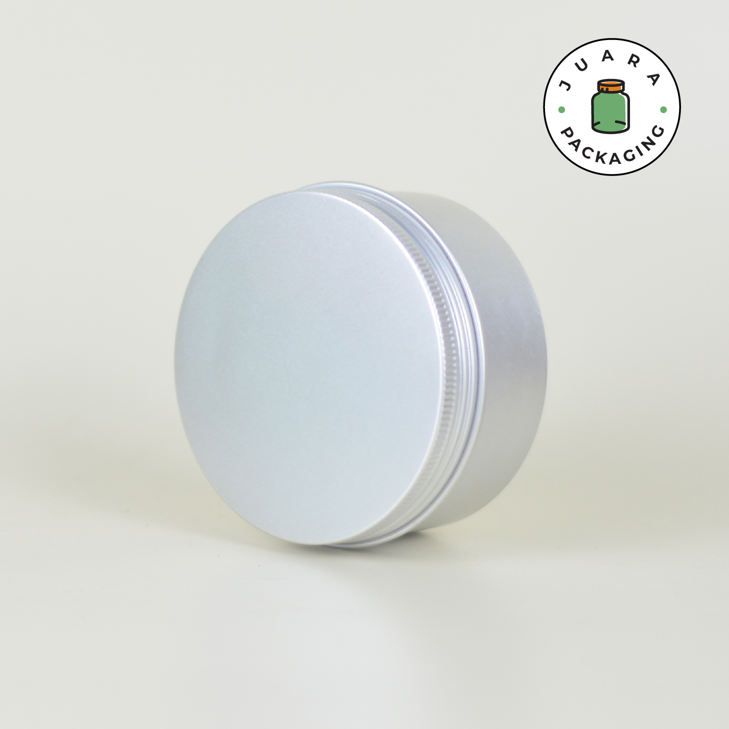 Jar Silver Doff Ukuran Sedang Pipih - Suplyer Kemasan Skincare, Kemasan ...